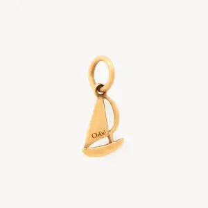 Chloé Alphabet Boat Charm - Gold Color