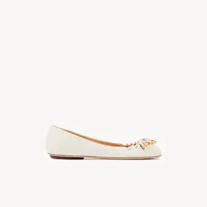 Chloe Bow Detailing Flats For Women
