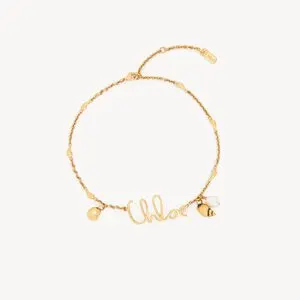 Chloé Shells Necklace - Vintage Gold