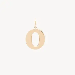 Chloé Alphabet 'o' Charm - Light Gold