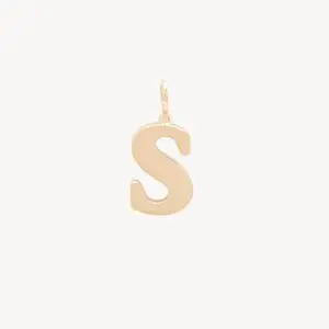 Chloé Alphabet 's' Charm - Light Gold