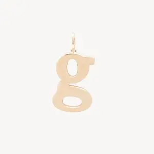 Chloé Alphabet Letter G Charm - Light Gold
