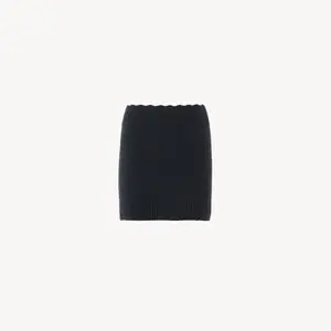 Chloé Fitted Knit Mini Skirt - Black