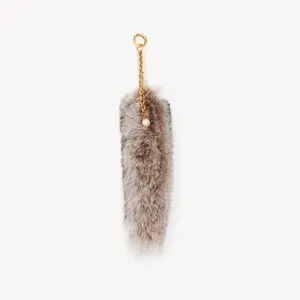 Chloé Shearling Tail Charm Silver