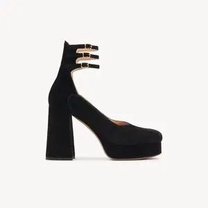 Chloé Loti Platform Pumps - Black