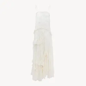 Chloé Thin-strap Embroidered Lace Dress