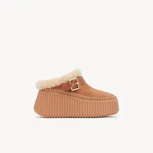 Faux Sherpa Lined Clogs