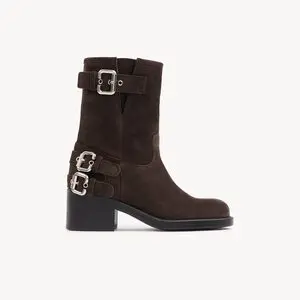 Chloé Dakota Ankle Boots - Burnt Wood