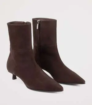 JIMMY CHOO Lory 35 Suede Ankle Boots - Brown