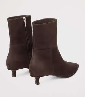 JIMMY CHOO Lory 35 Suede Ankle Boots - Brown