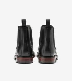 Cole Haan Roundhill Grand Waterproof Chelsea Boots - Black