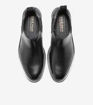 Cole Haan Roundhill Grand Waterproof Chelsea Boots - Black