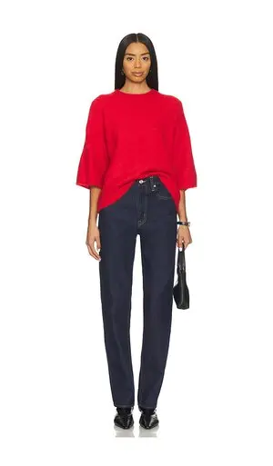 PISTOLA Micah Short Sleeve Crewneck Sweater