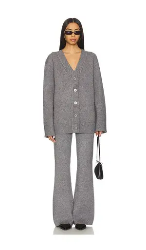 SEROYA Denise Cardigan - Medium Grey