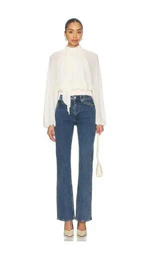 Ronny Kobo Anouk High Neck Pussy-bow Blouse