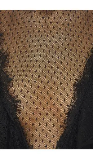 PatBO Laila Lace Long Sleeve Mini Dress