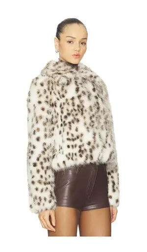 Adrienne Landau Emory Faux Fur Jacket