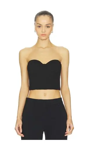FLEUR DU MAL Terry Cropped Hamptons Top