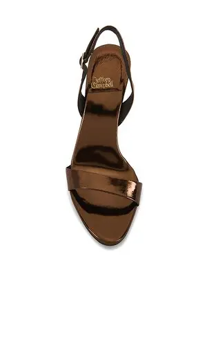 Jeffrey Campbell Go-getter Stiletto Sandal In Brown