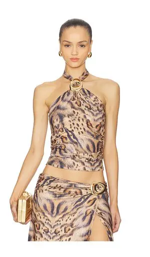 RUNAWAY THE LABEL Keeley Halter Top