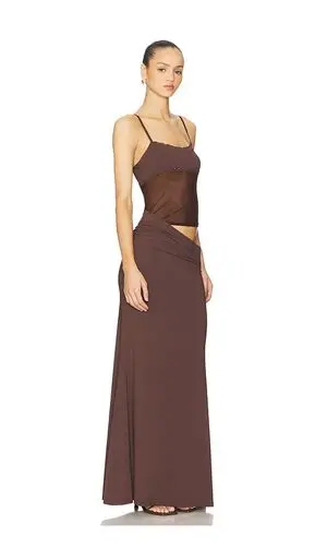 RUNAWAY THE LABEL Celyse Midi Dress
