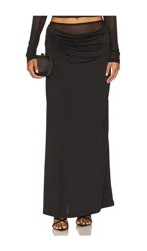 RUNAWAY THE LABEL Wilona Maxi Skirt - Black