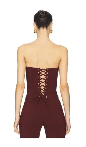 RUNAWAY THE LABEL Gisele Bustier Top