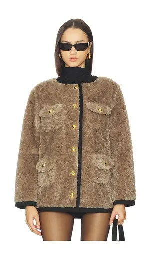 Maude Club Faux Fur Jackets