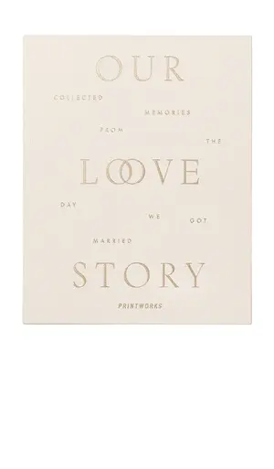 PRINTWORKS Our Love Story Wedding Journal - N,a
