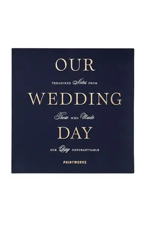 PRINTWORKS Wedding Guest Book - N,a