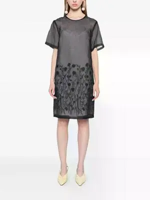 P.a.r.o.s.h Flora-detail Midi Dress