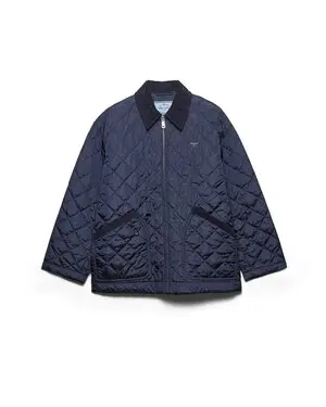Prada Re-nylon Blouson Jacket - Blue
