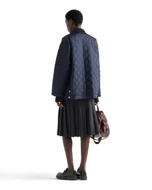 Prada Re-nylon Blouson Jacket - Blue