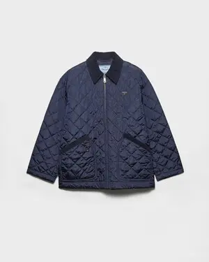 Prada Re-nylon Blouson Jacket - Royal Blue