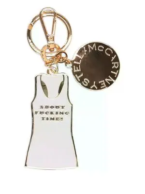 Stella McCartney Tank Top Charm Keyring - Gold