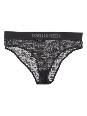 Dsquared2 Logo-waistband Brief - Black