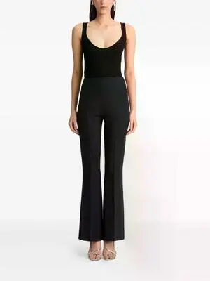 Oscar De La Renta High-waisted Flared Trousers