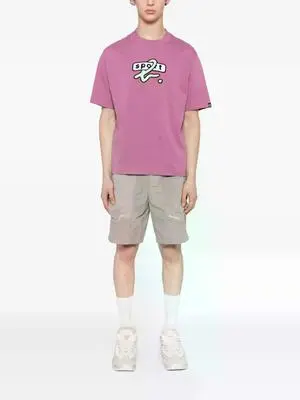 AGNES B. Logo-embroidered T-shirt