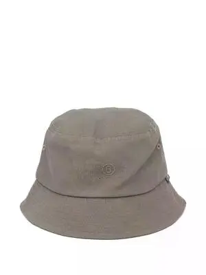 MAISON MARGIELA Cotton Canvas Bucket Hat - Grey