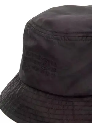 MAISON MARGIELA Embroidered Bucket Hat - Black