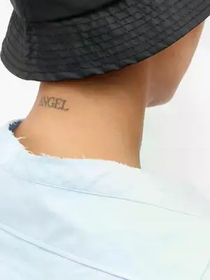 MAISON MARGIELA Embroidered Bucket Hat - Black