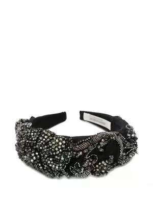 JENNIFER BEHR Crystal And Bead-embellished Headband