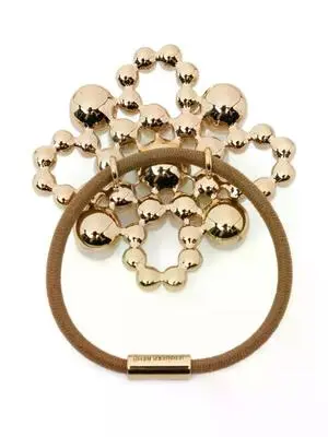 JENNIFER BEHR Faux-pearl Embellished Hair Tie