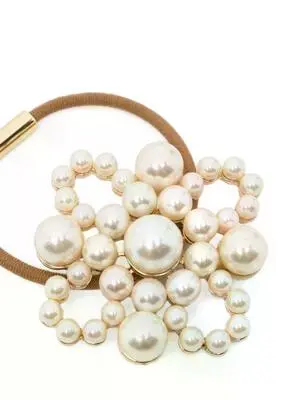 JENNIFER BEHR Faux-pearl Embellished Hair Tie