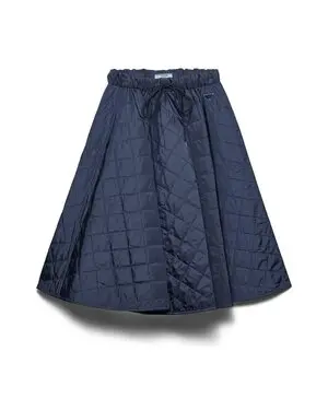 Prada Re-nylon Flared Skirt - Blue