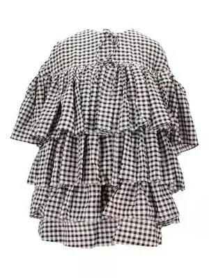 MERYLL ROGGE Ruffled Tiered Mini Dress