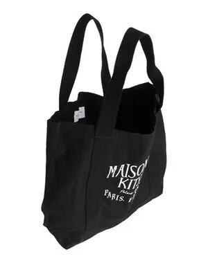 Maison Kitsuné Cotton Canvas Shopper - Black