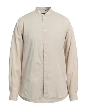 LIU •JO MAN Shirt Size Lyocell, Linen, Cotton - Beige