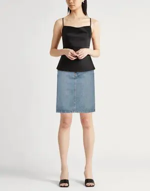 Coperni Flared Denim Skirt