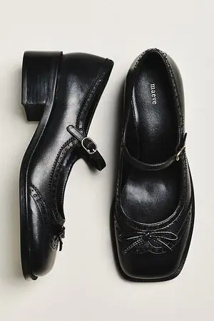 Maeve Bow Brogue Mary Jane Heels